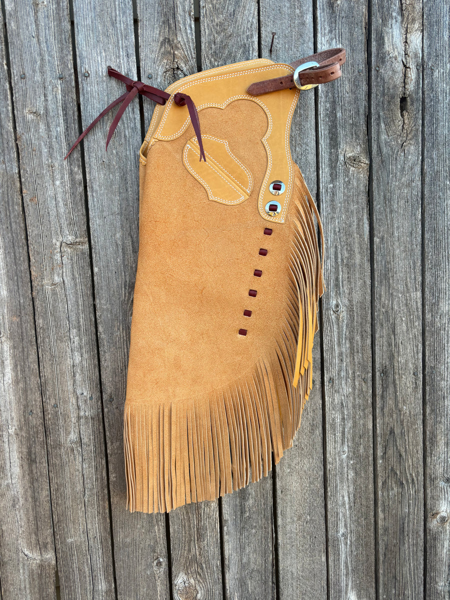 Step in chinks – Dustin Glenn Custom Saddle Shop